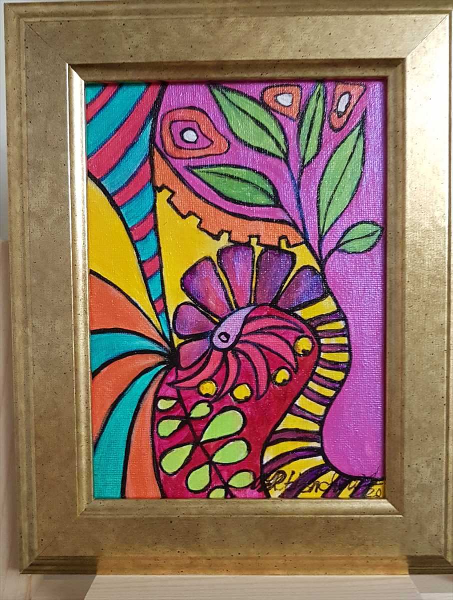 ArtKela - Peru, abstract acrylic painting