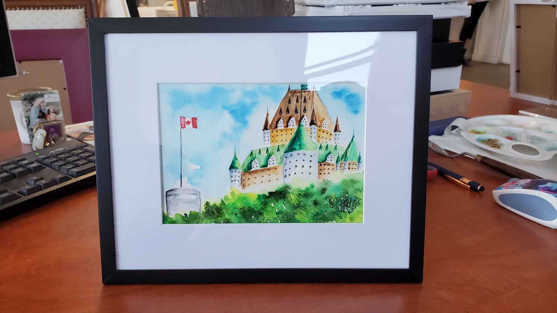 ArtKela - Chateau Frontenac and the Quebec Fortress Tower